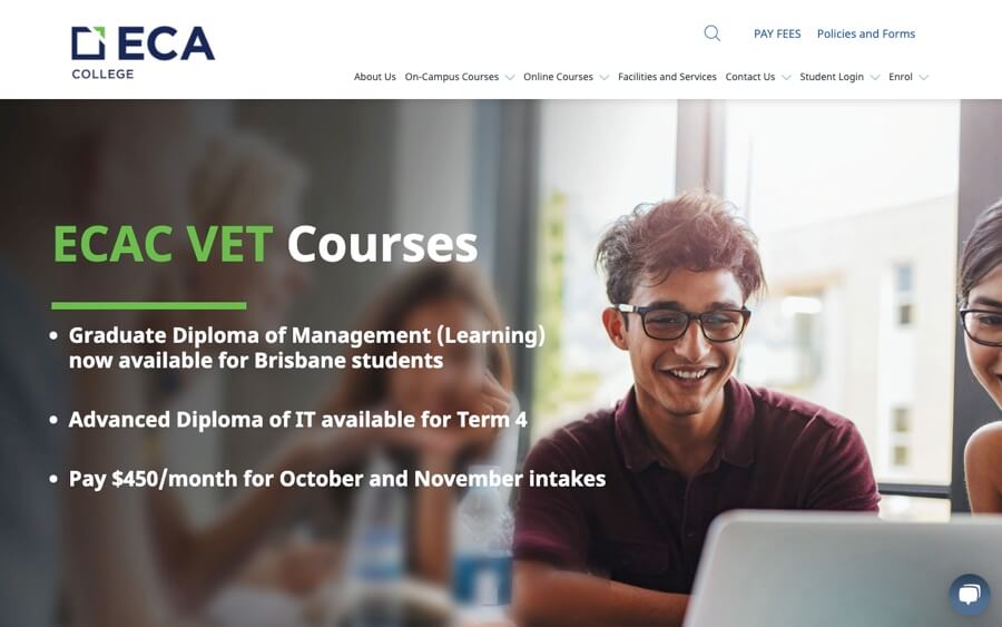 イーシーエー・カレッジ - 最低価格保証留学エージェント オーストラリア留学.net